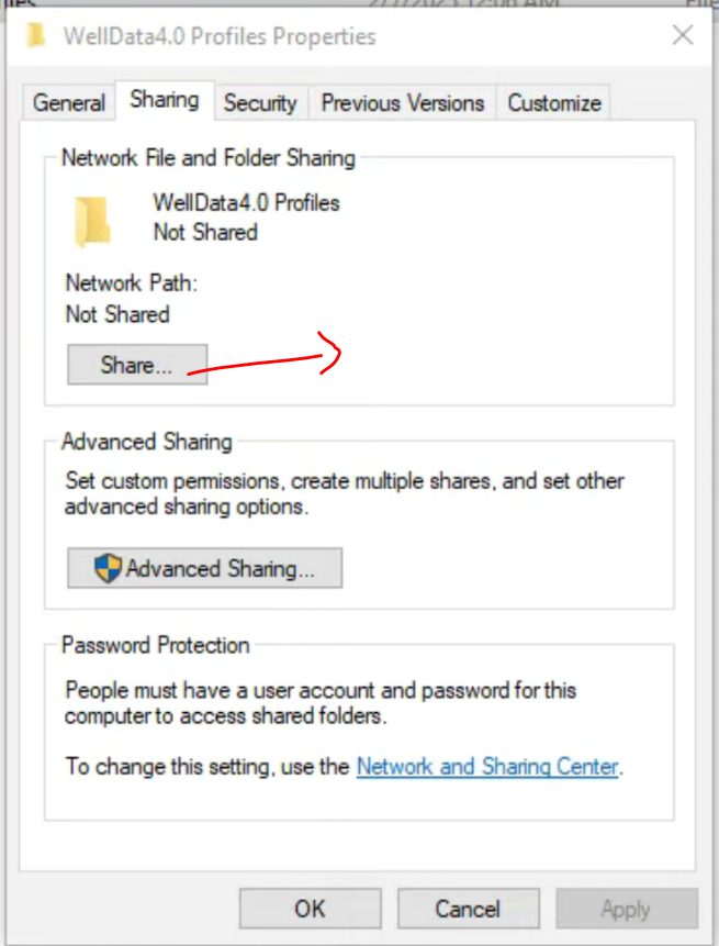 WellData 4.0 Profile Sharing Requests – MDT Support